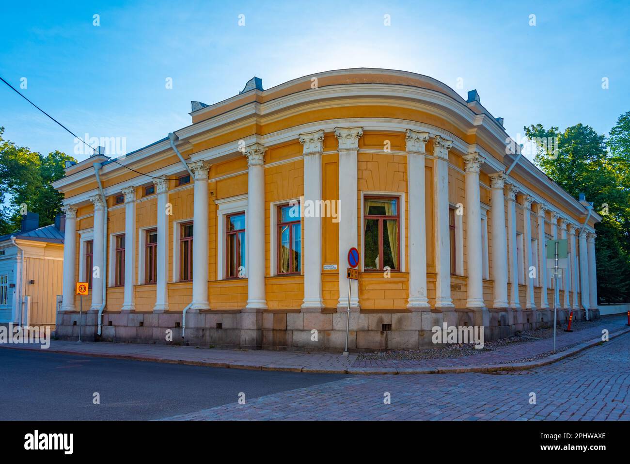 Maaherran Makasiini building in Turku, Finland Stock Photo - Alamy