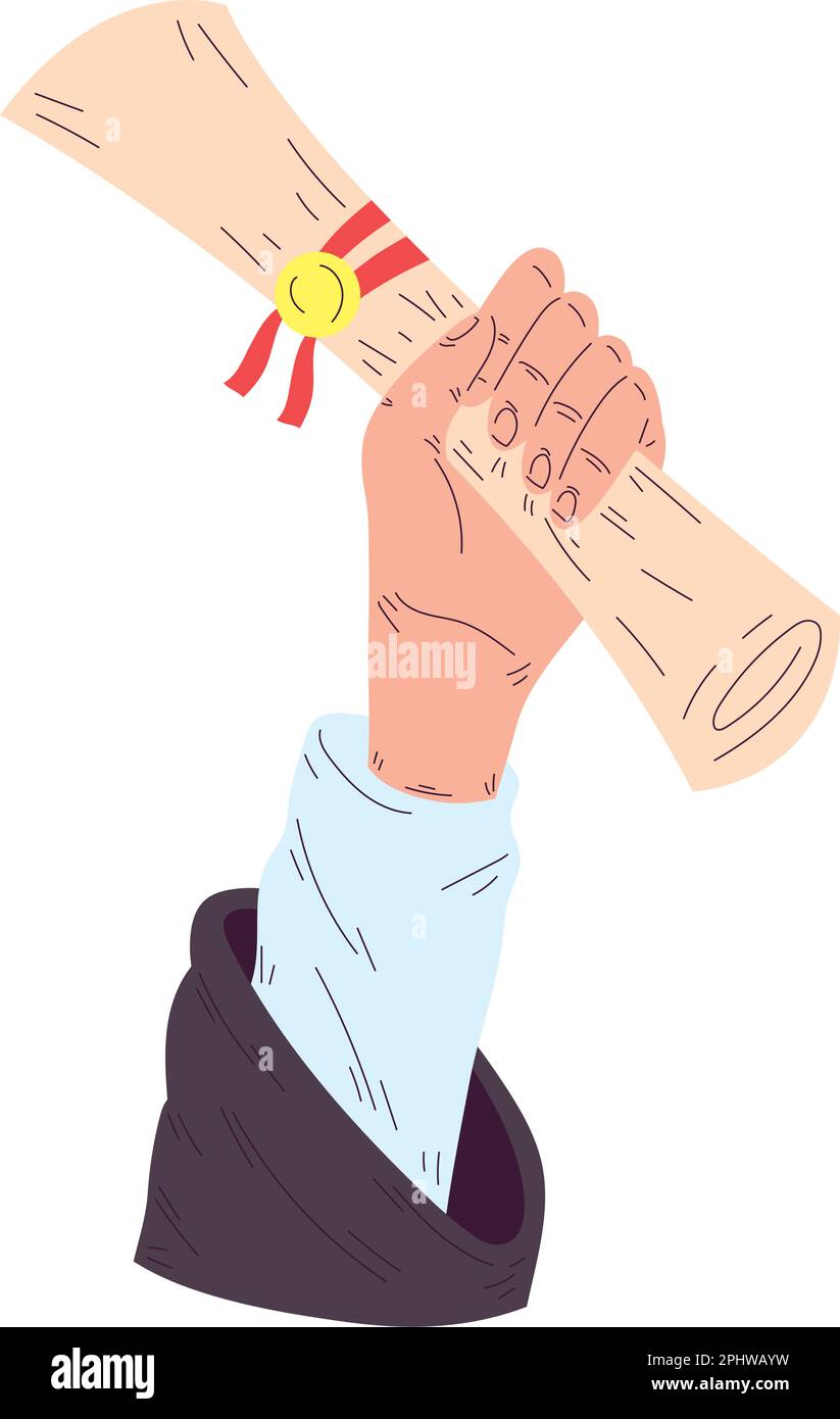 Hand over certificate Stock Vector Images - Alamy