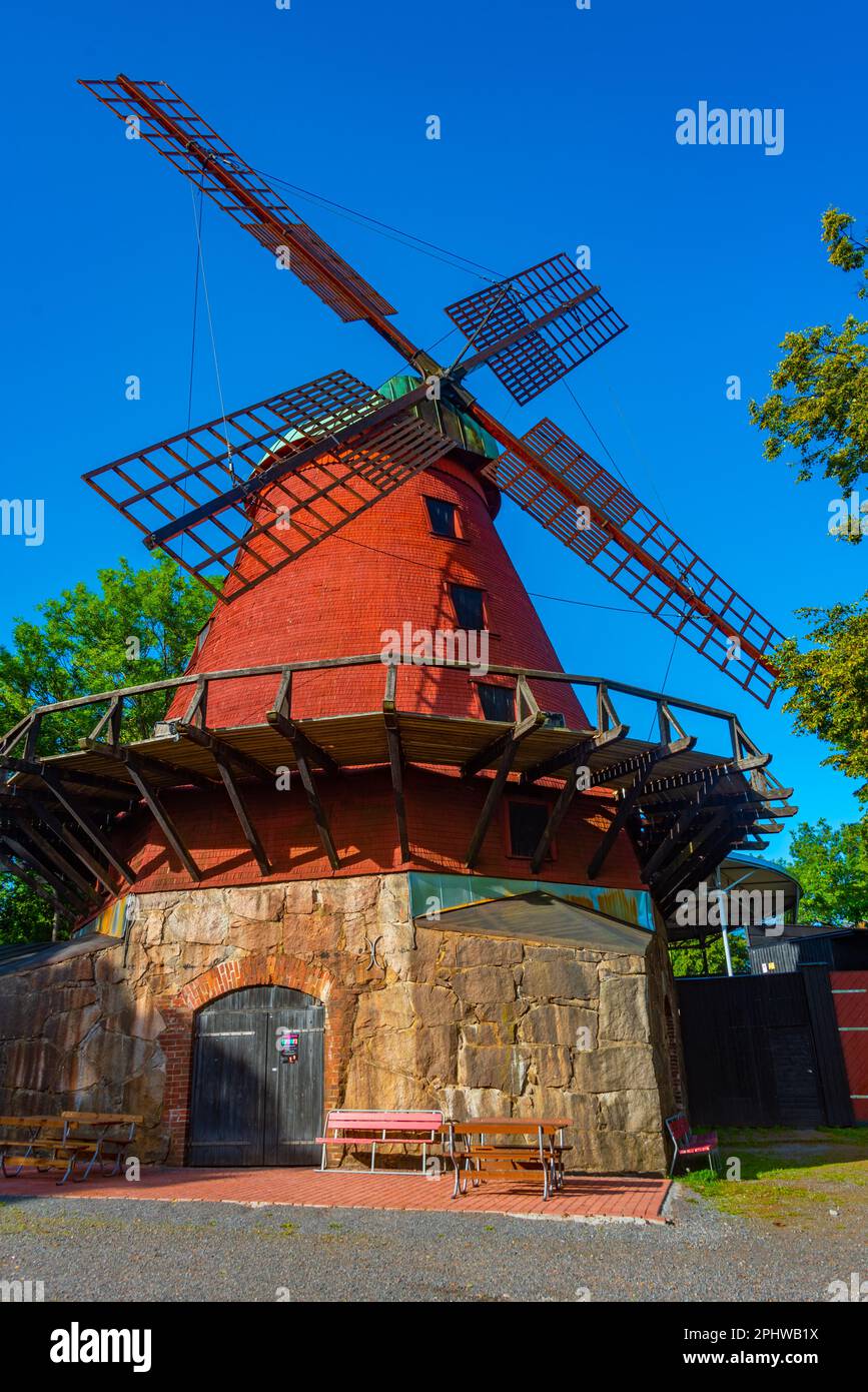 Samppalinna Windmill in Finnish town Turku Stock Photo - Alamy