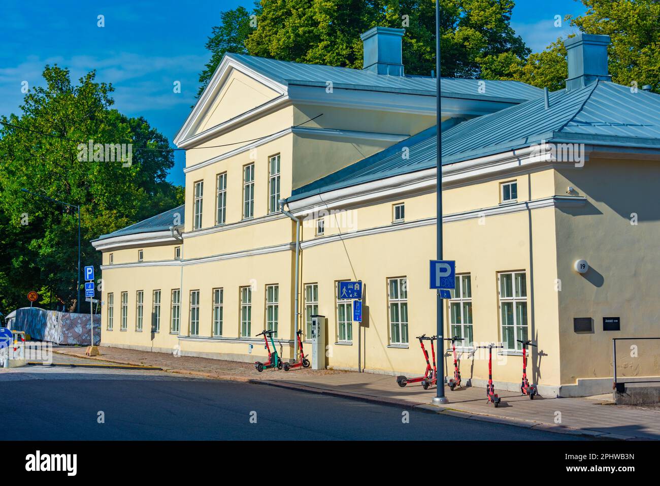 Historical houses in Turku, Finland Stock Photo - Alamy