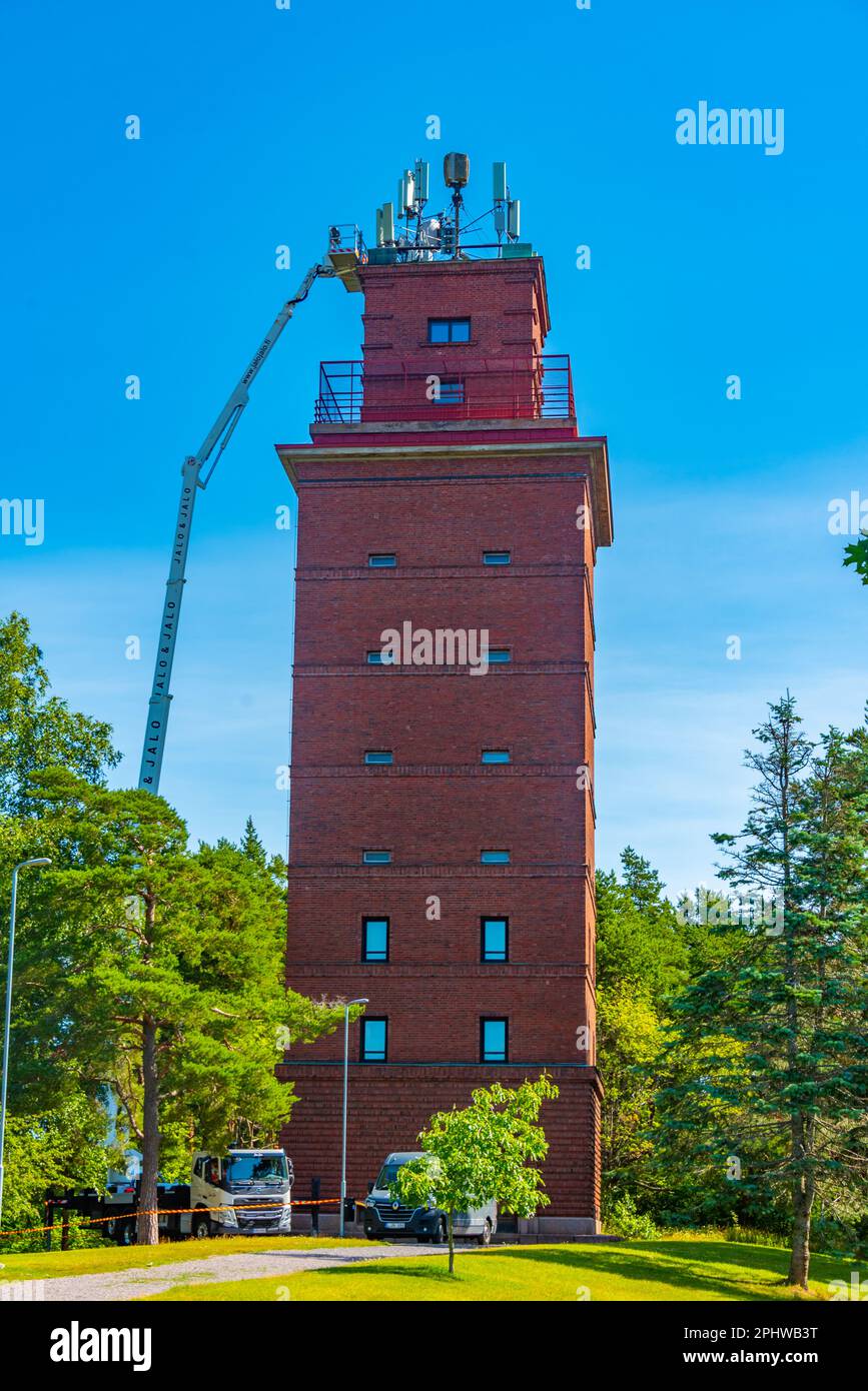 The old water tower of Raseborg in Ekenas, Finland Stock Photo - Alamy