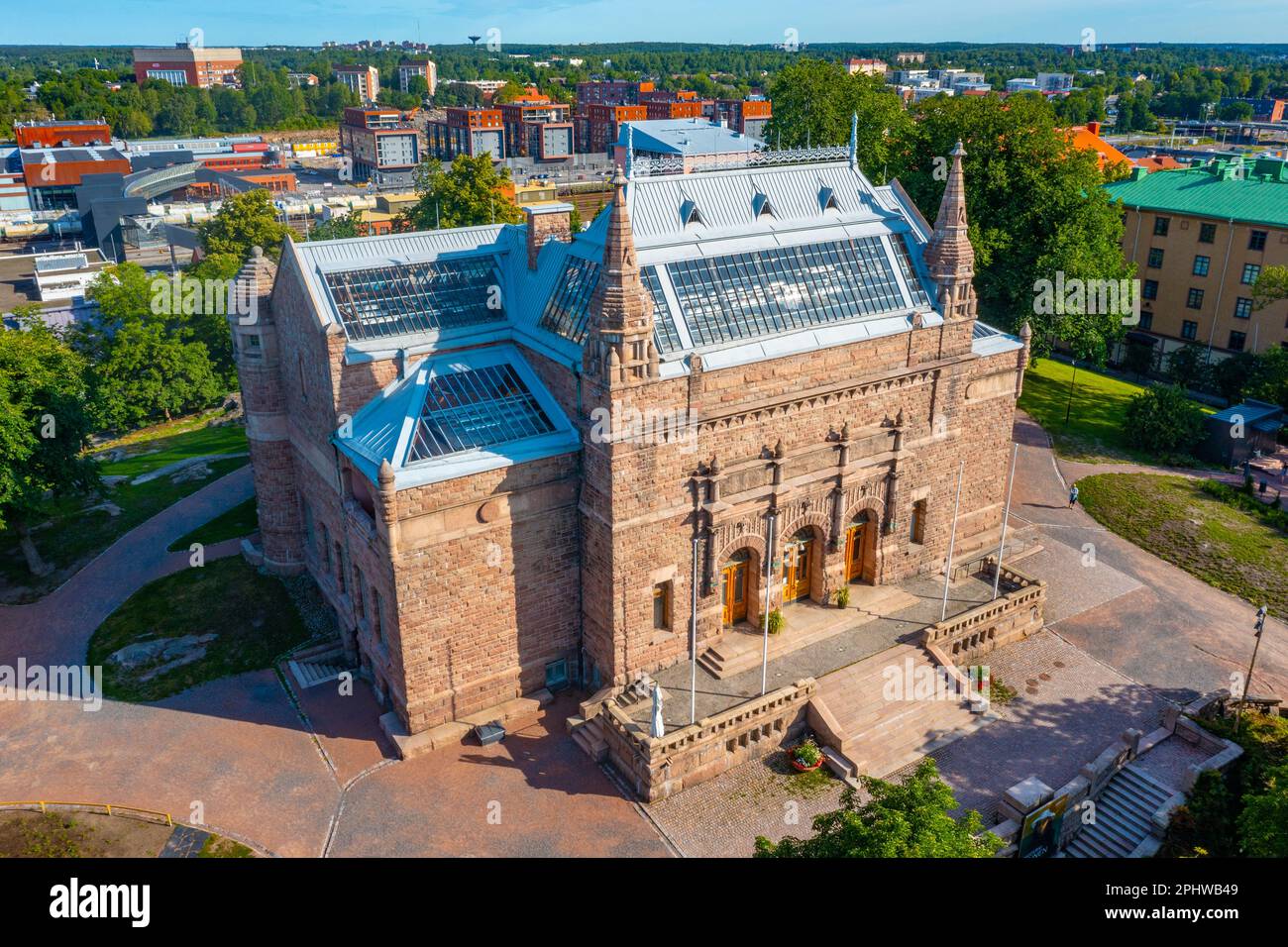 View of Turku Art Museum in Finland Stock Photo - Alamy
