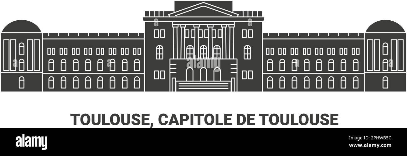 Capitole de toulouse Stock Vector Images - Alamy