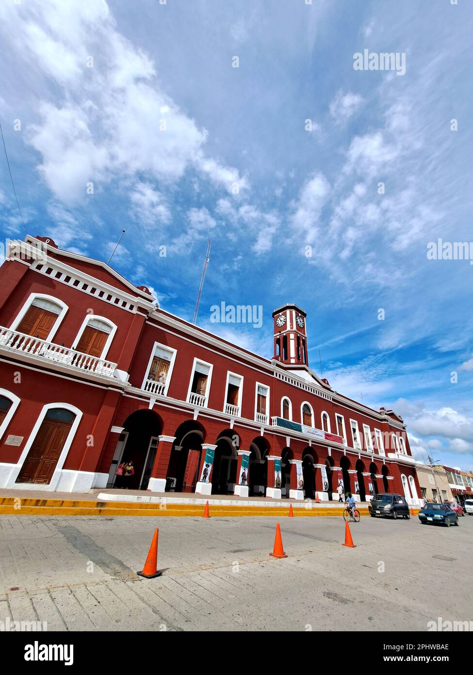 Motul, Yuacatan, Mexico - Nov 22 2022: Downtown of the mexican town ...