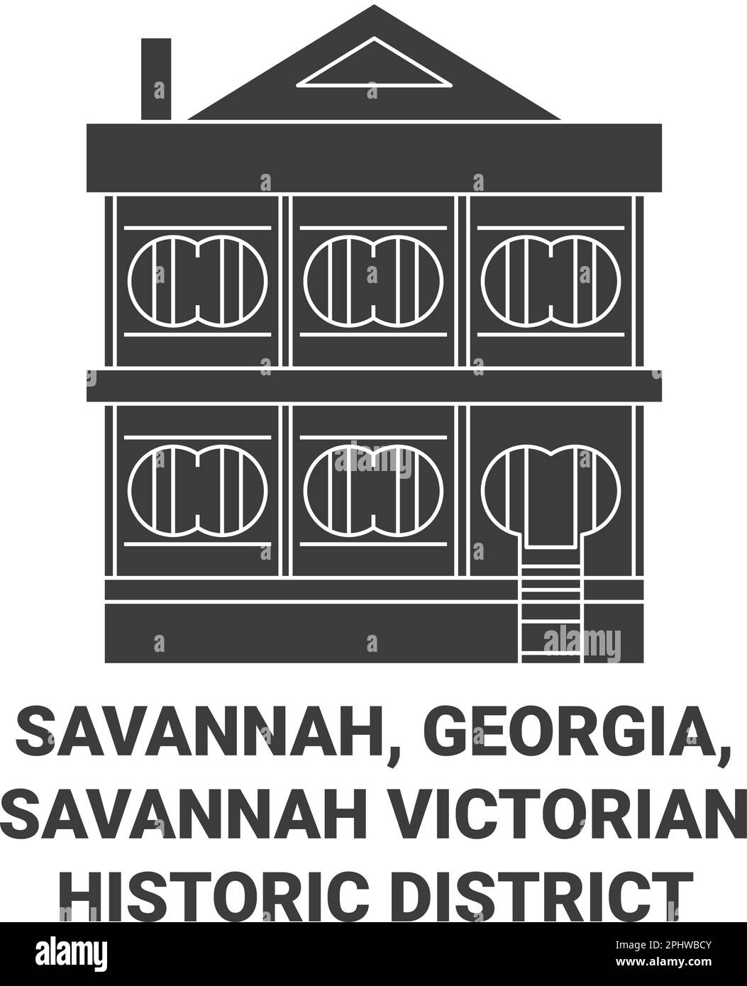 United States, Savannah, Georgia, Savannah Victorian Historic District ...