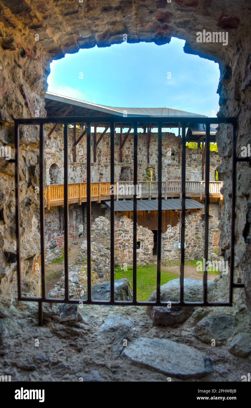 Raseborg Castle Ruins in Finland Stock Photo - Alamy