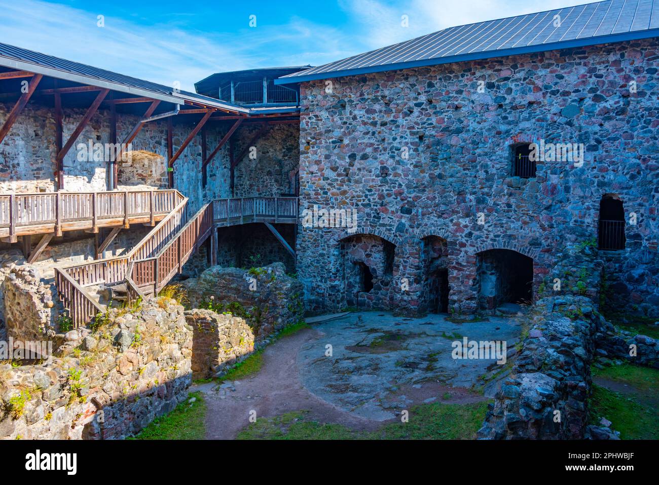 Raseborg Castle Ruins in Finland Stock Photo - Alamy