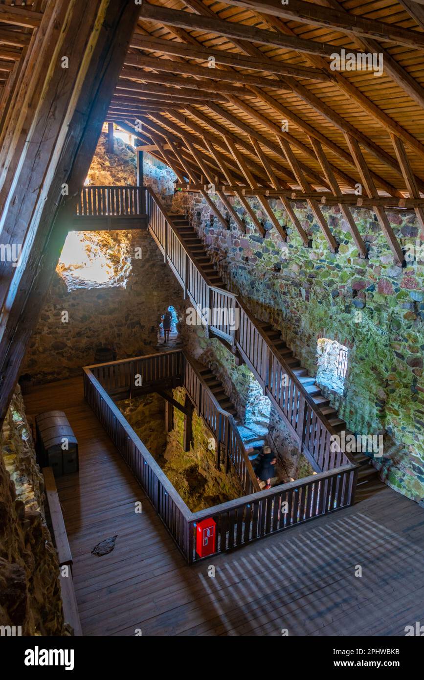 Raseborg Castle Ruins in Finland Stock Photo - Alamy