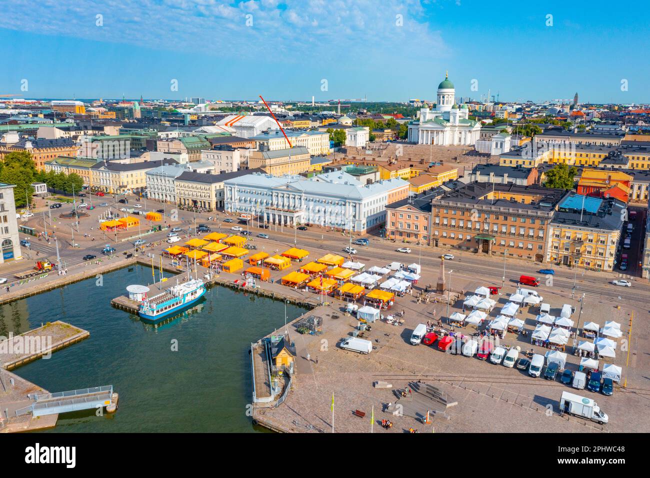 Panorama view of Helsinki in Finland Stock Photo - Alamy