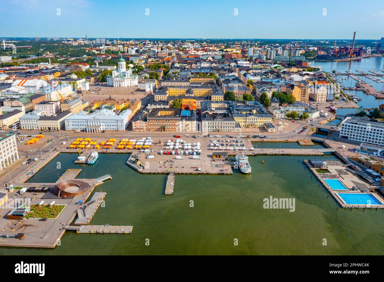 Panorama view of Helsinki in Finland Stock Photo - Alamy