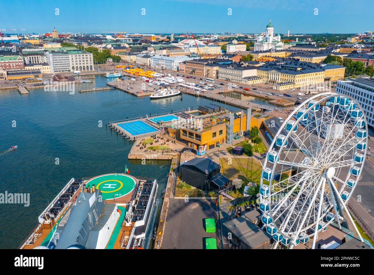 Helsinki sky wheel skyline hi-res stock photography and images - Alamy