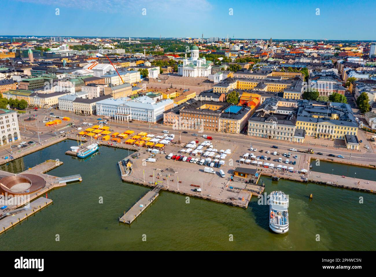 Panorama view of Helsinki in Finland Stock Photo - Alamy