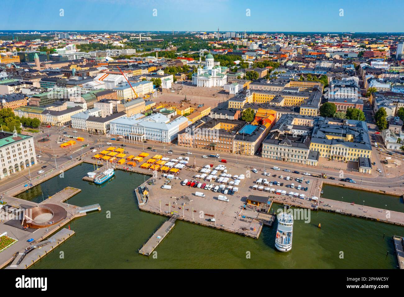 Panorama view of Helsinki in Finland Stock Photo - Alamy