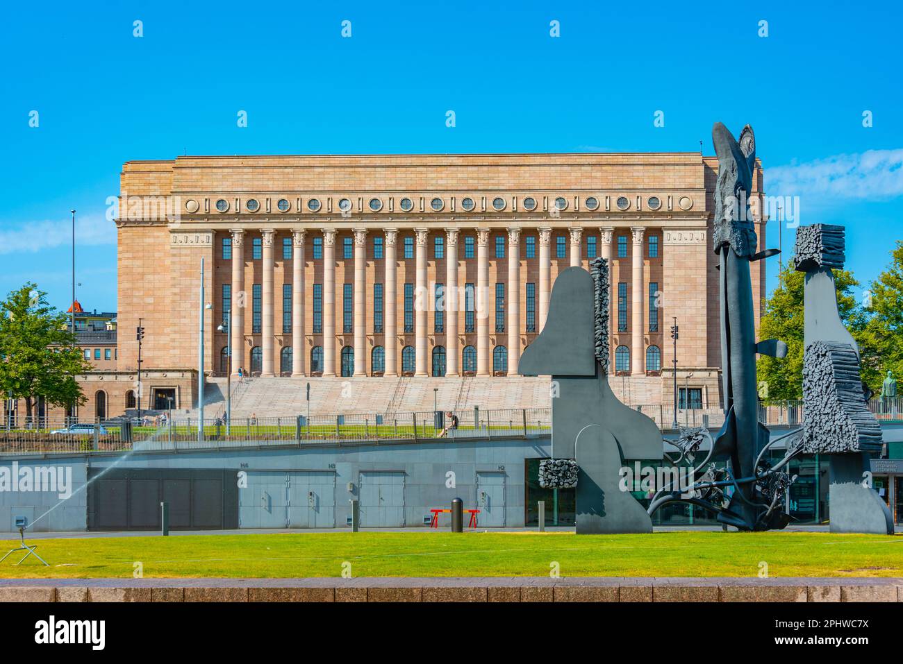 The Parliament House in Finnish capital Helsinki Stock Photo - Alamy