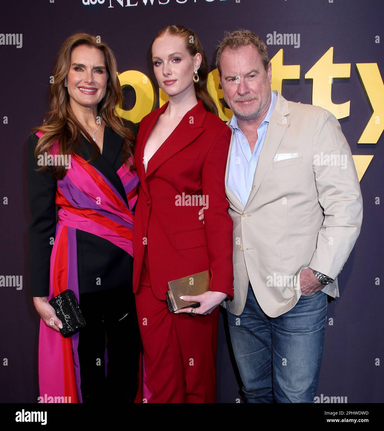 New York City, NY, March 29, 2023 Brooke Shields, Grier Hammond Henchy ...