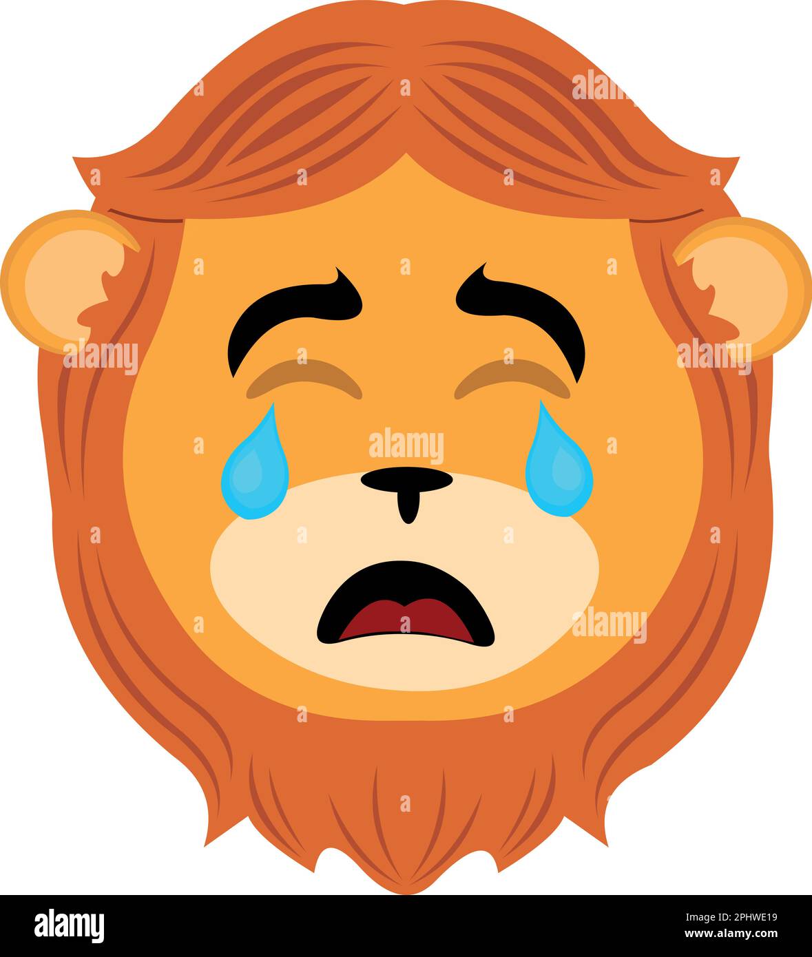 Crying lion hi-res stock photography and images - Alamy