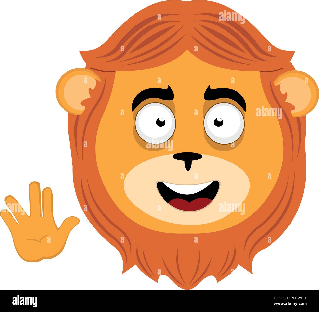 King salute Stock Vector Images - Alamy