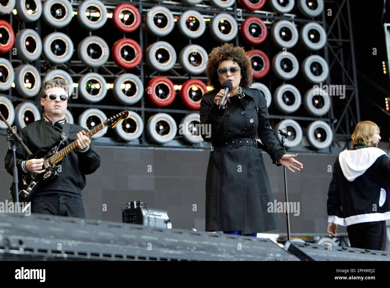 Sneaky Sound Systemperforming at the Live Earth Australia Concert held ...