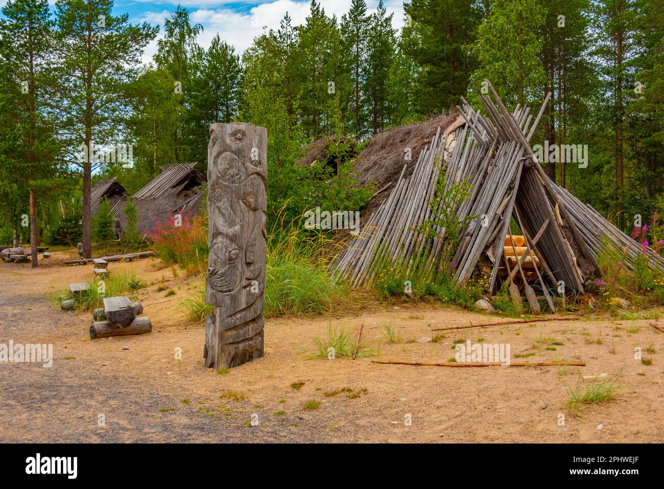 Kierikki Stone Age Centre in Finland Stock Photo - Alamy