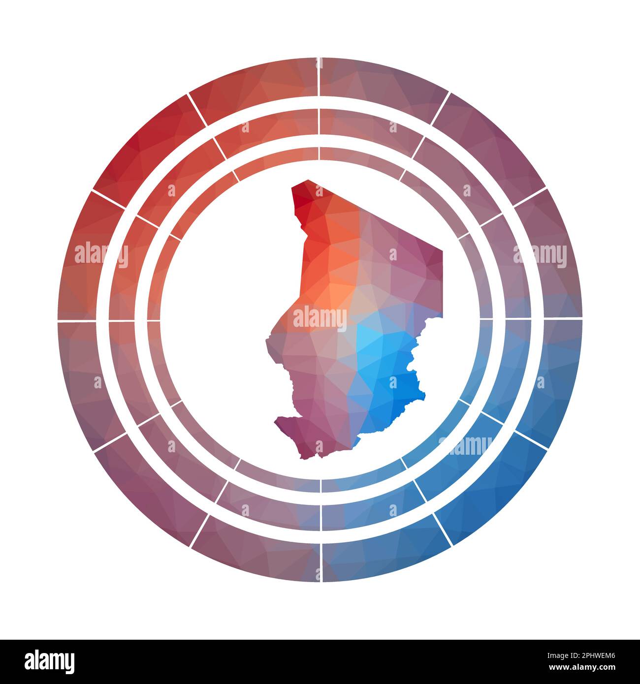 Chad map collection country hi-res stock photography and images - Alamy
