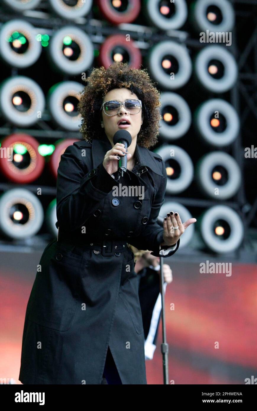 Sneaky Sound Systemperforming at the Live Earth Australia Concert held ...