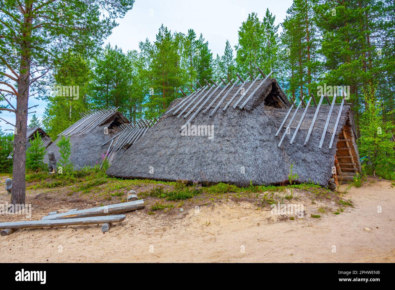 Kierikki Stone Age Centre in Finland Stock Photo - Alamy