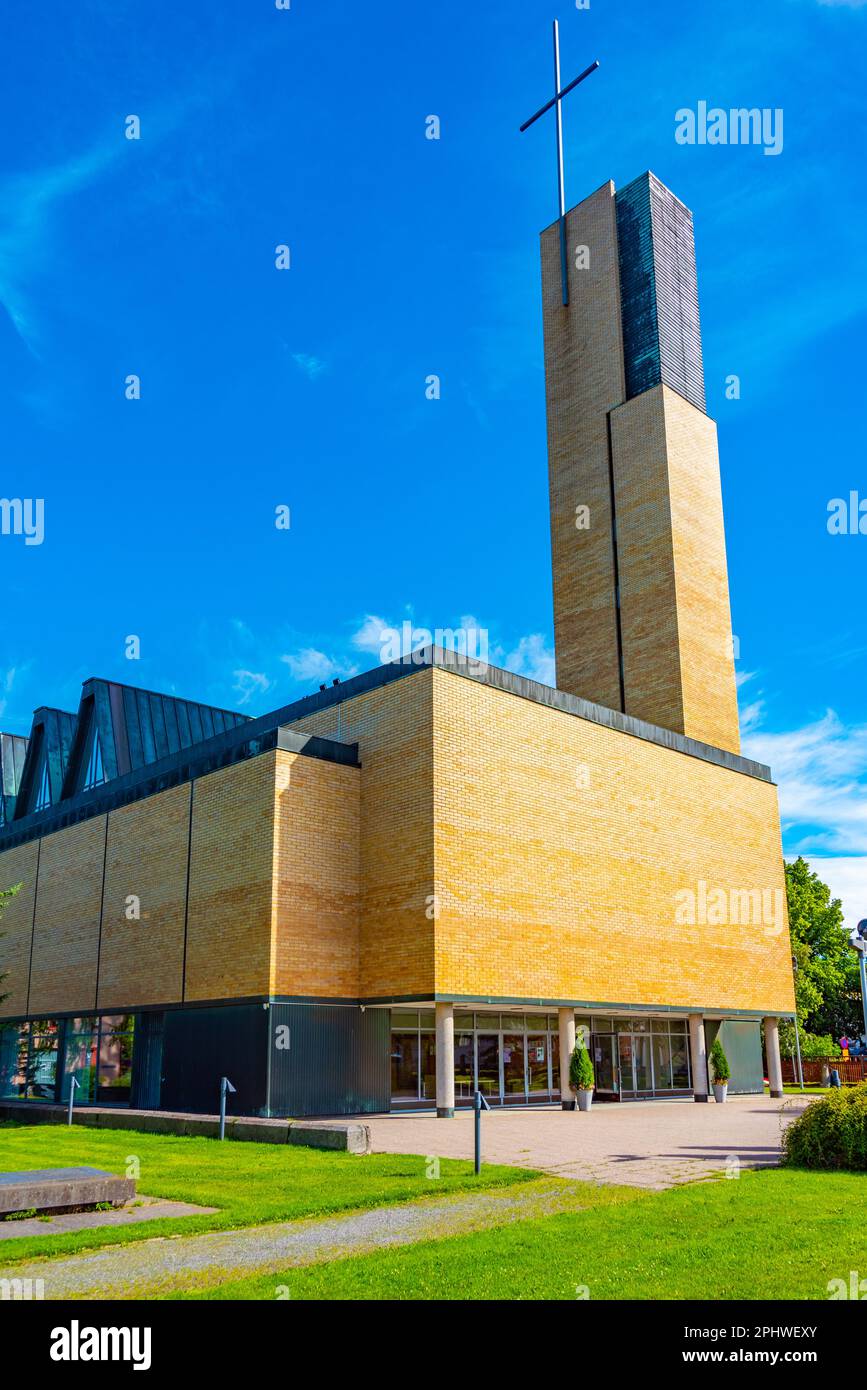 View of a modern church in Finnish town Kokkola Stock Photo - Alamy