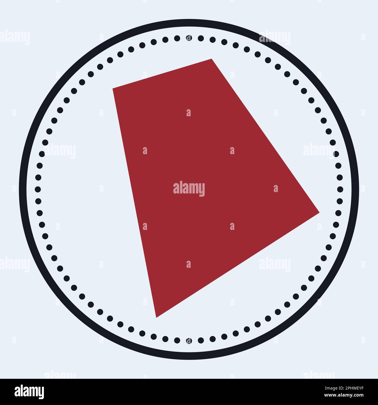 Rhode Island round stamp. Round logo with US state map and title ...