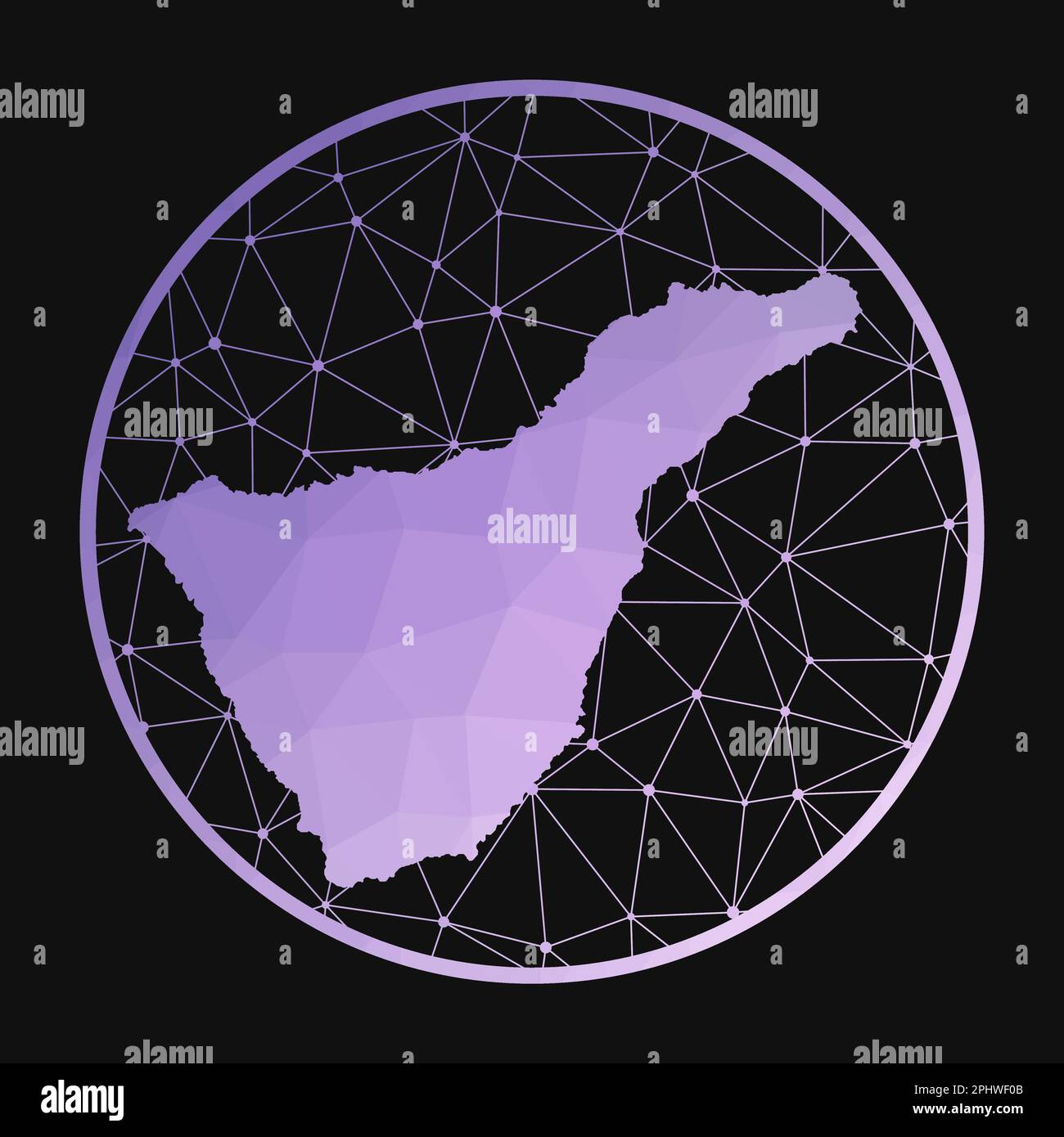 Tenerife in the background Stock Vector Images - Alamy