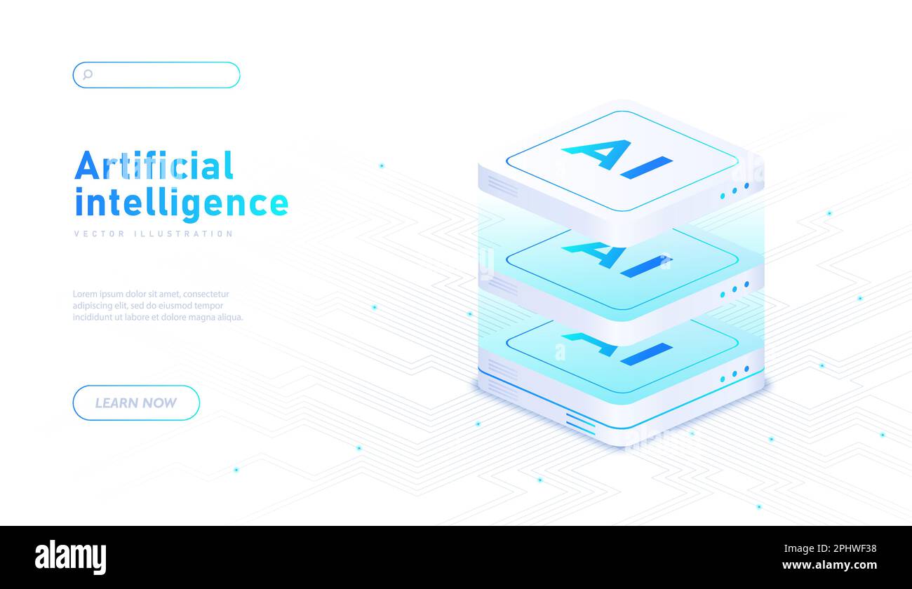 Artificial intelligence white banner Stock Vector Image & Art - Alamy Artificial intelligence white banner Stock Vector Image & Art - Alamy