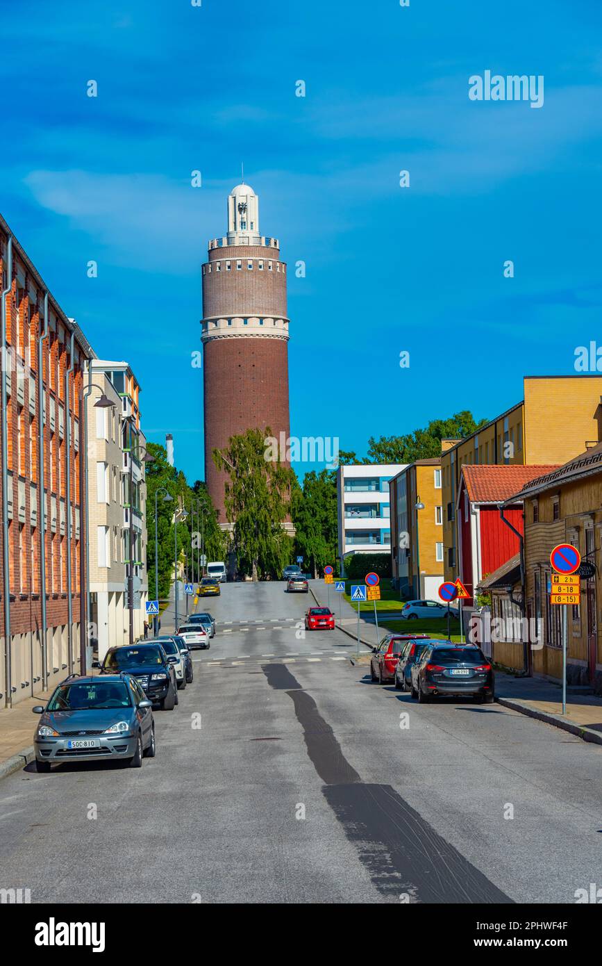 The old water tower in Jakobstad, Finland Stock Photo - Alamy