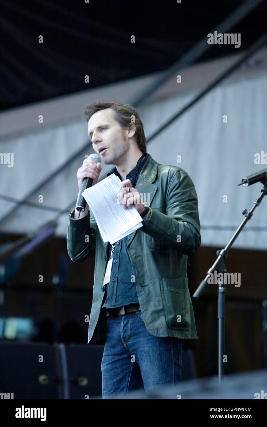 Triple J radio presenter Robbie BuckLive Earth Australia Concert held ...