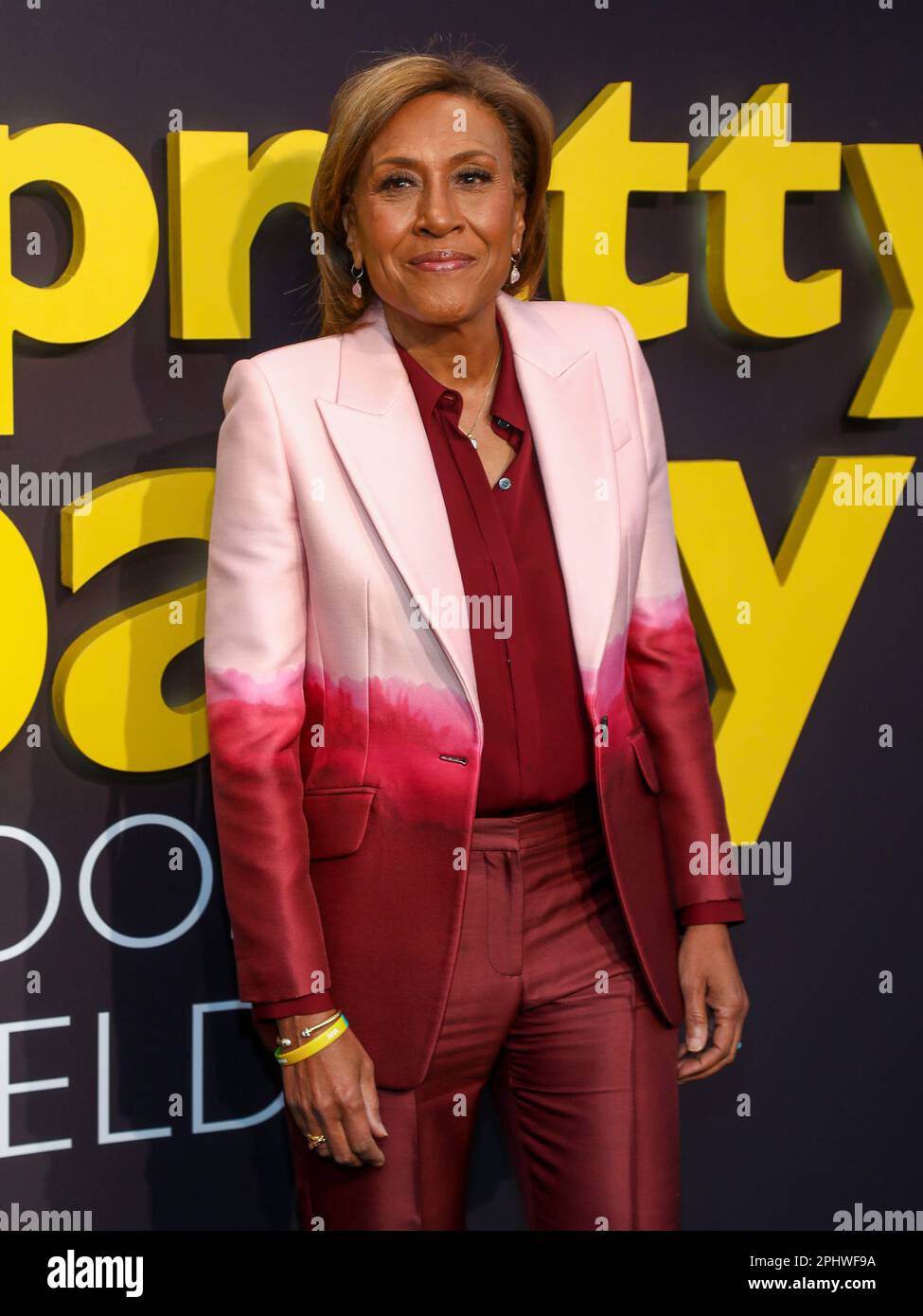 Broadcast journalist Robin Roberts attends the premiere of "Pretty Baby ...
