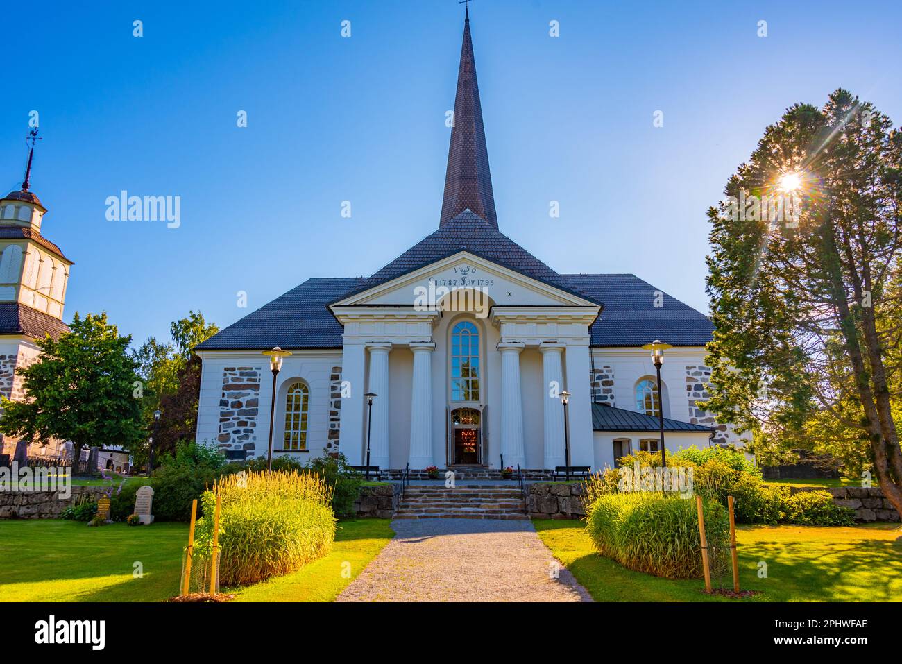 Pedersöre Church in Jakobstad in Finland Stock Photo - Alamy