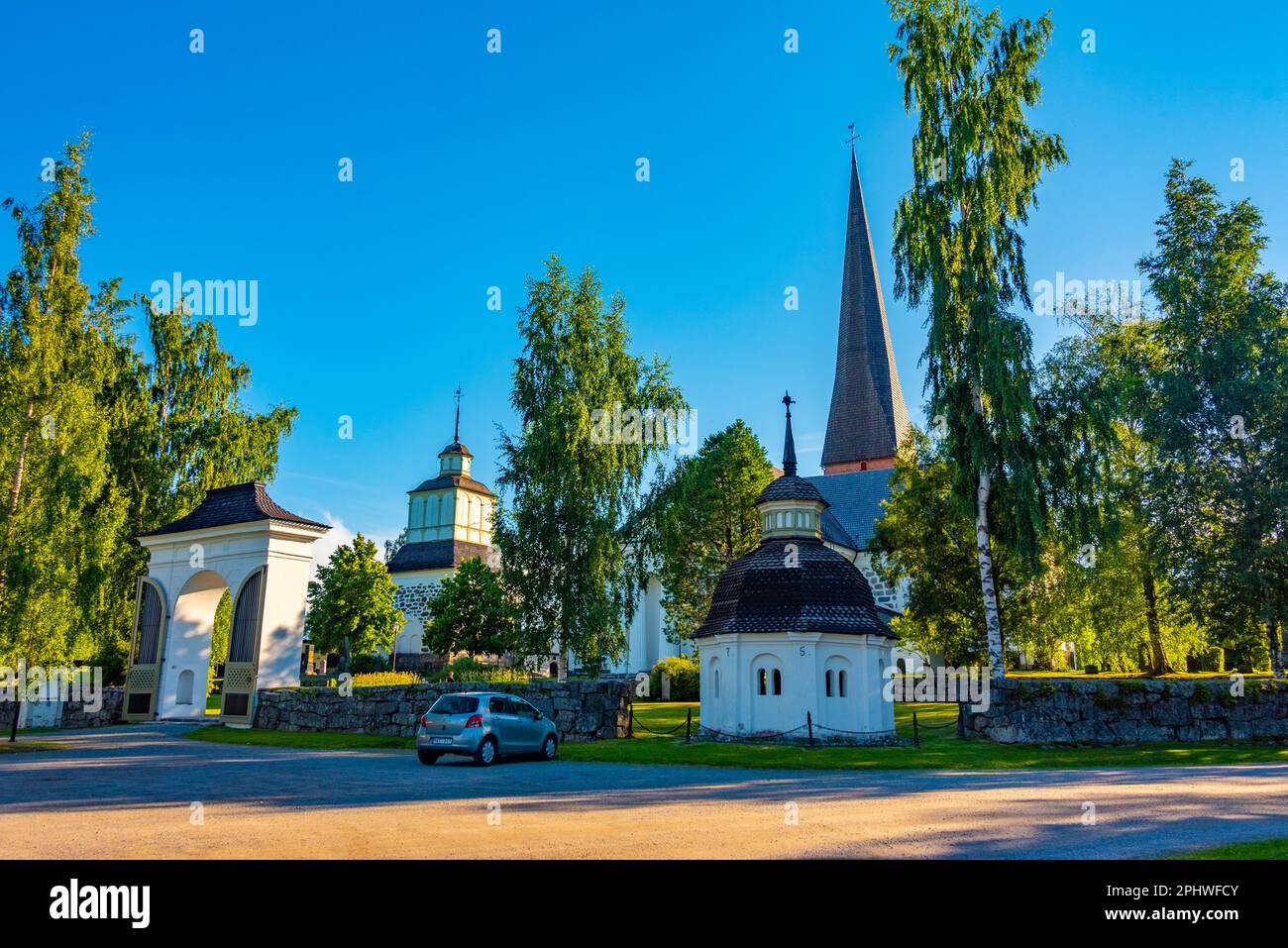 Pedersöre Church in Jakobstad in Finland Stock Photo - Alamy
