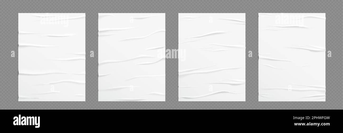A4 paper creased Stock Vector Images - Alamy