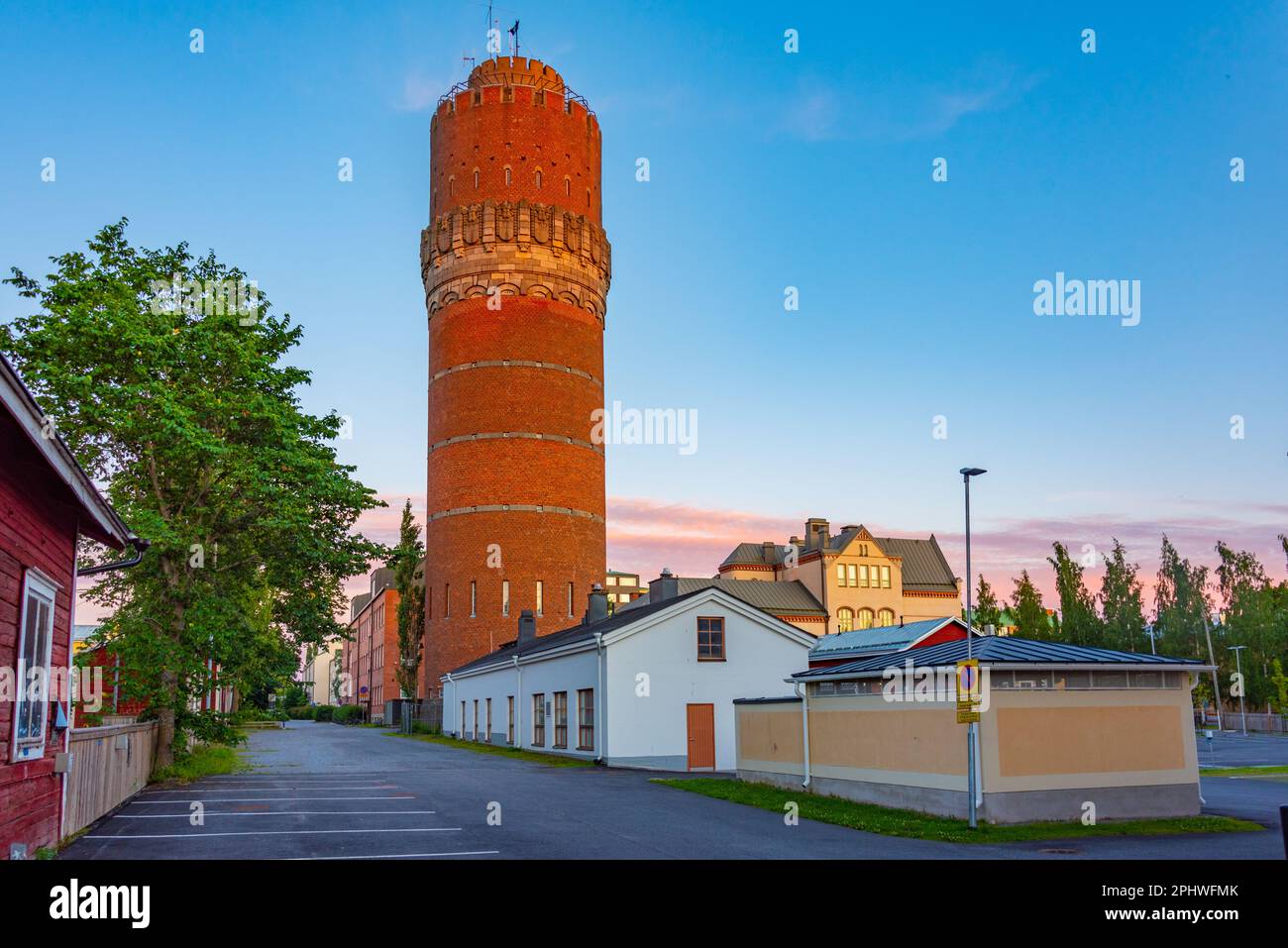 The old water tower in Vaasa, Finland Stock Photo - Alamy