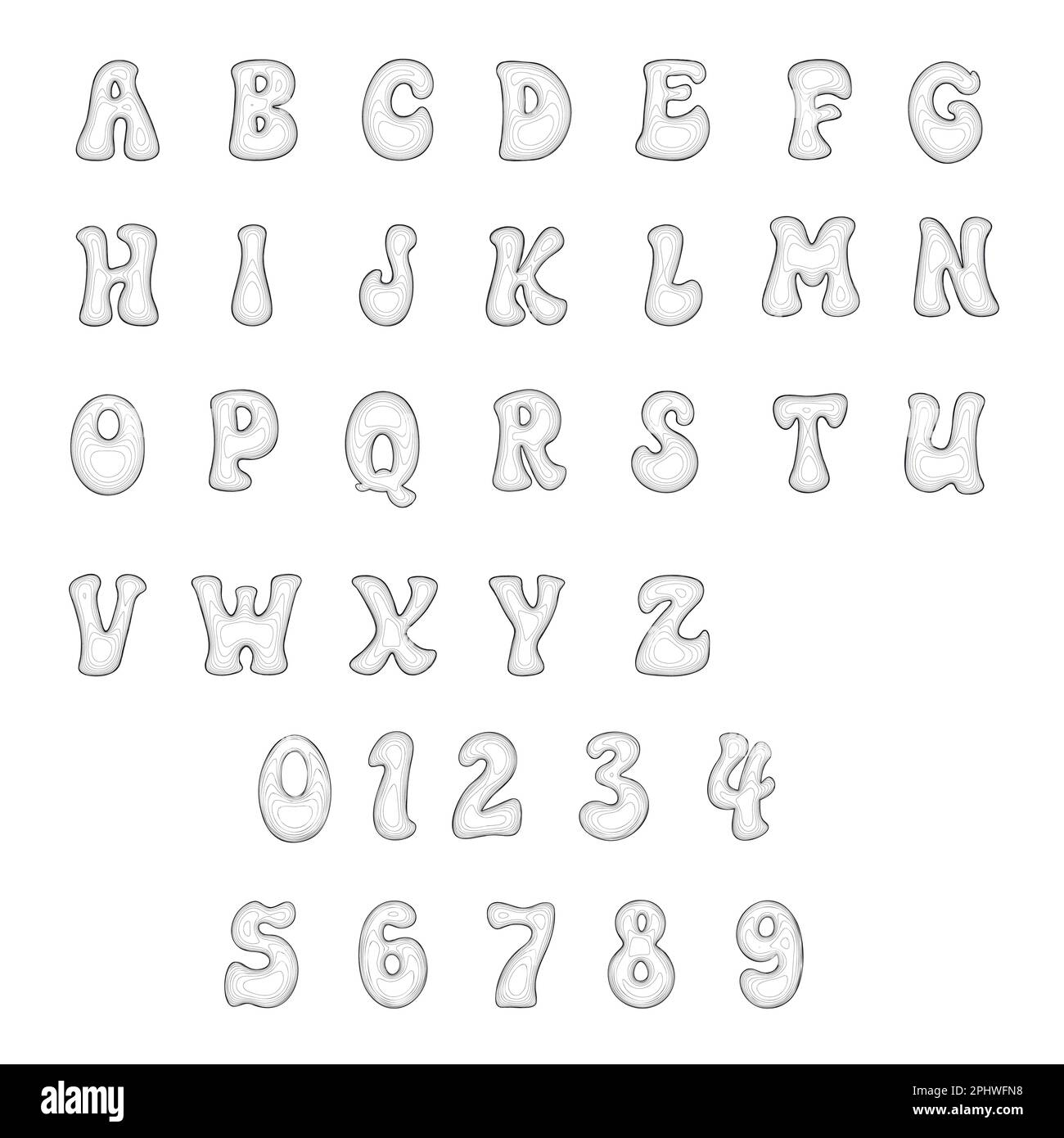 A to z capital letter Cut Out Stock Images & Pictures - Alamy