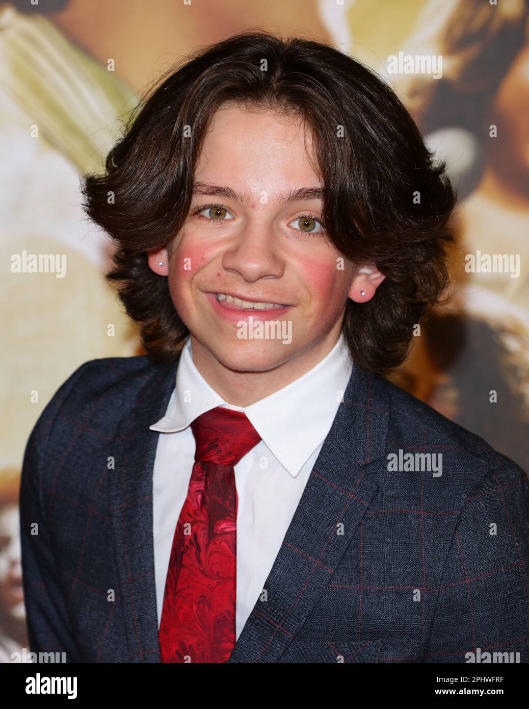 Los Angeles, USA. 29th Mar, 2023. Winslow Fegley arrives at The World ...