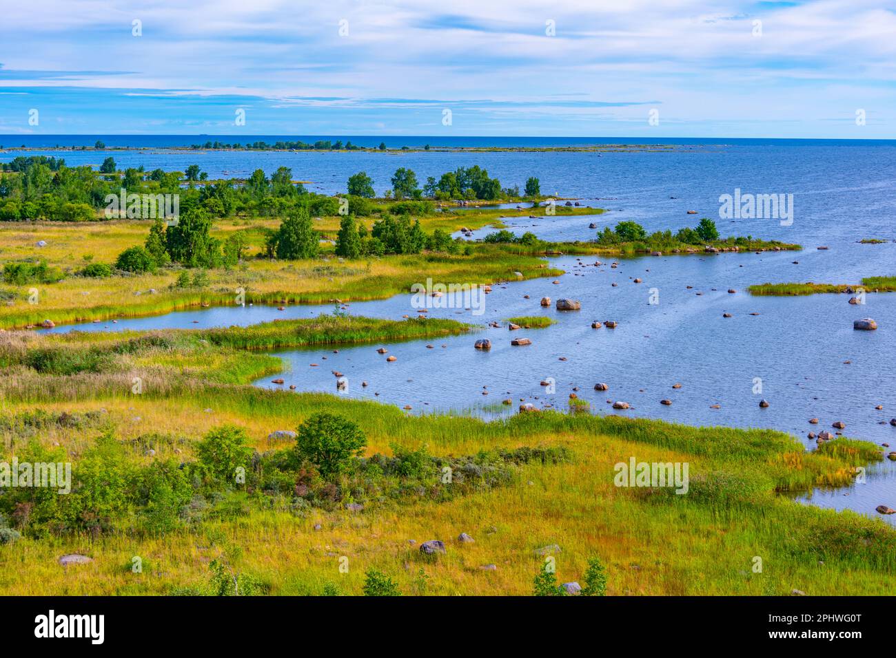 Panorama view of Kvarken archipelago in Finland Stock Photo - Alamy