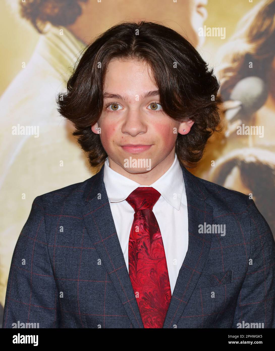 Los Angeles, USA. 29th Mar, 2023. Winslow Fegley arrives at The World ...