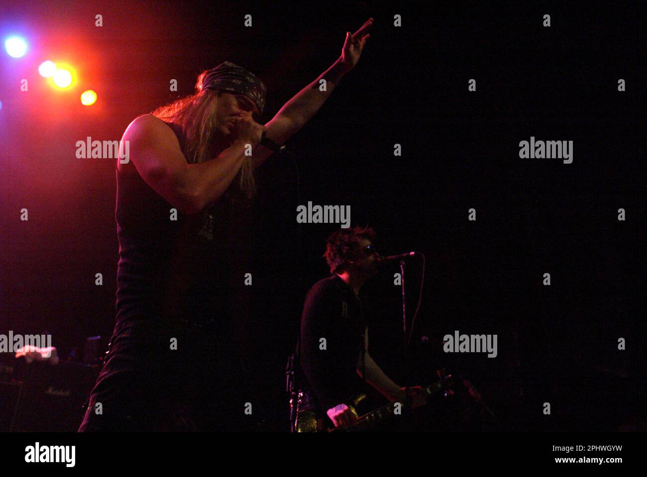 Johnny Solinger Skid Row performing live in concert at the Enmore ...