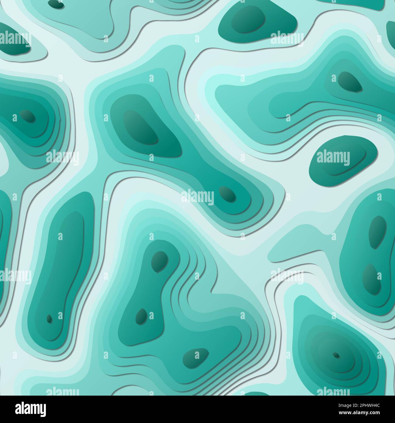 Colorful abstract layers. Papercut style background. Vibrant 3D ...