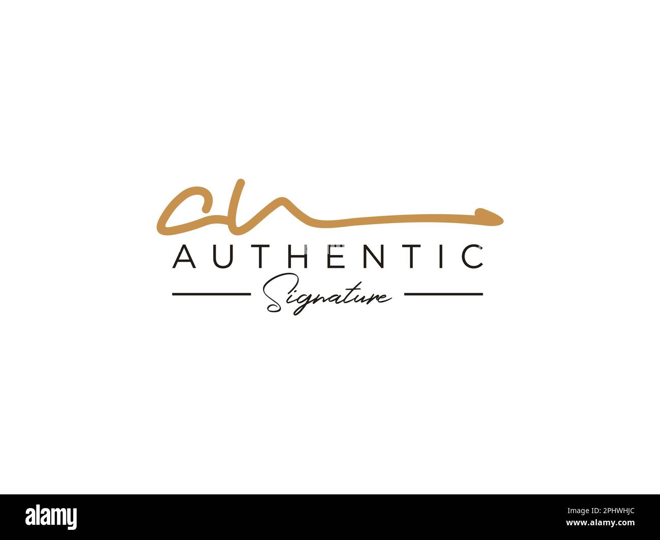 Letter AU Signature Logo Template Vector Stock Vector Image & Art - Alamy