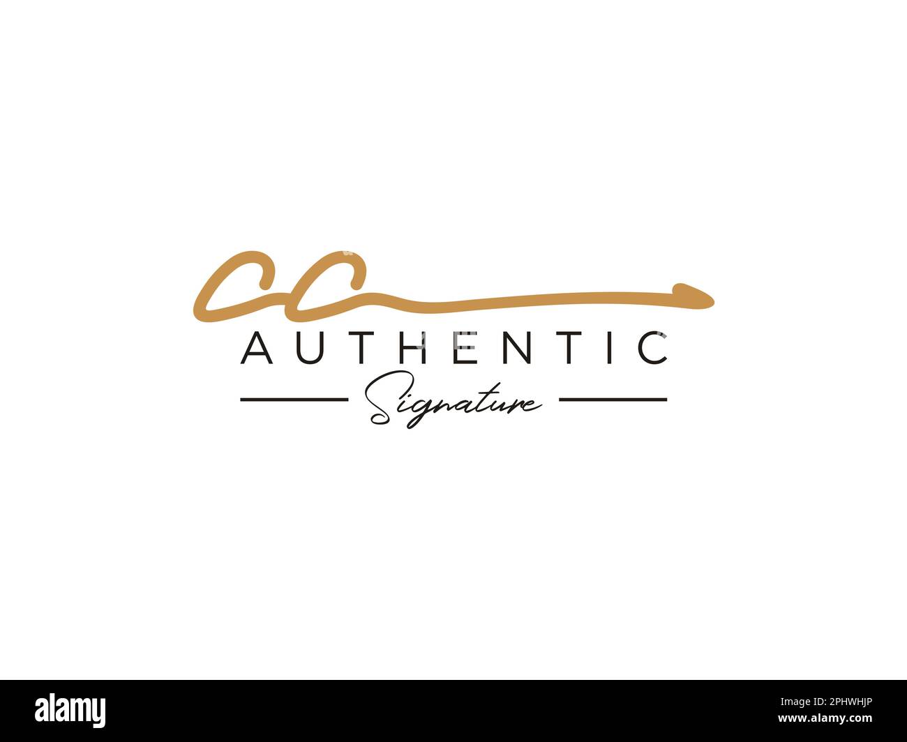 Letter AA Signature Logo Template Vector Stock Vector Image & Art - Alamy