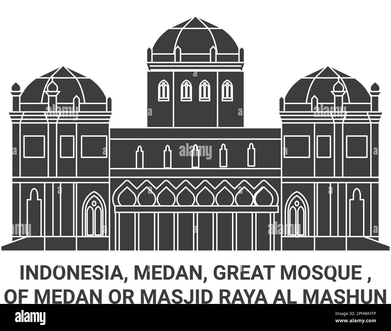 Indonesia, Medan, Great Mosque , Of Medan Or Masjid Raya Al Mashun ...