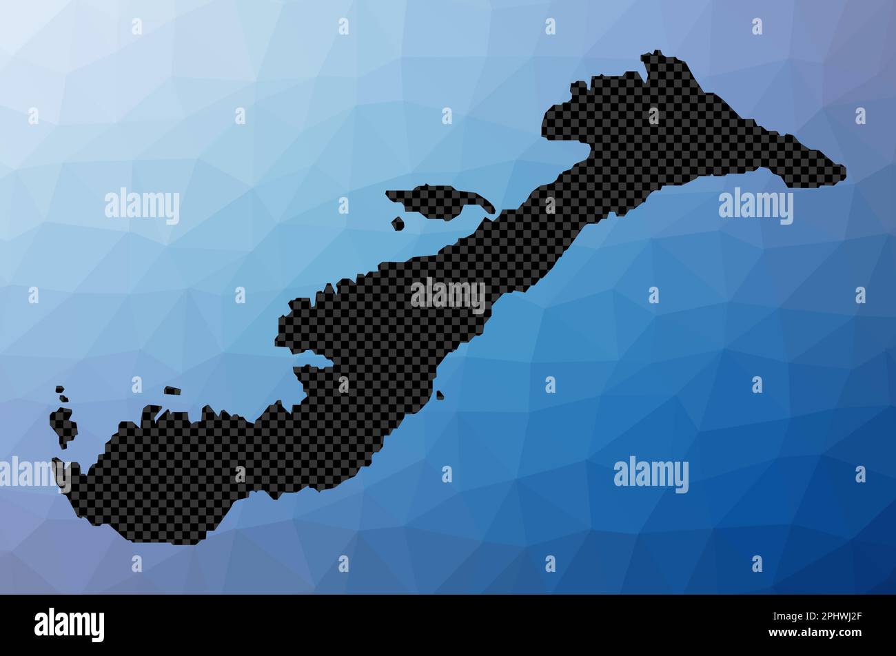 Amorgos geometric map. Stencil shape of Amorgos in low poly style ...