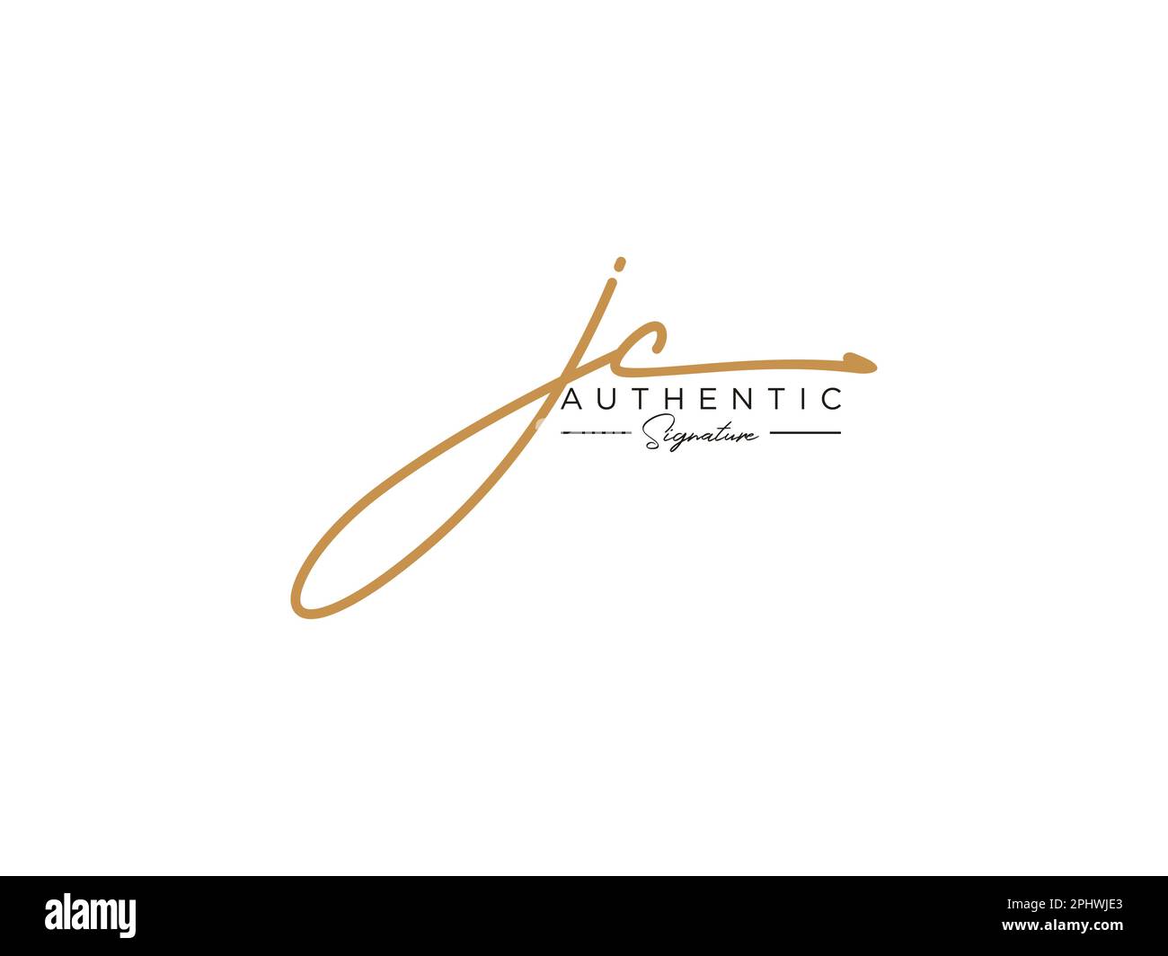 Letter JC Signature Logo Template Vector Stock Vector Image & Art - Alamy