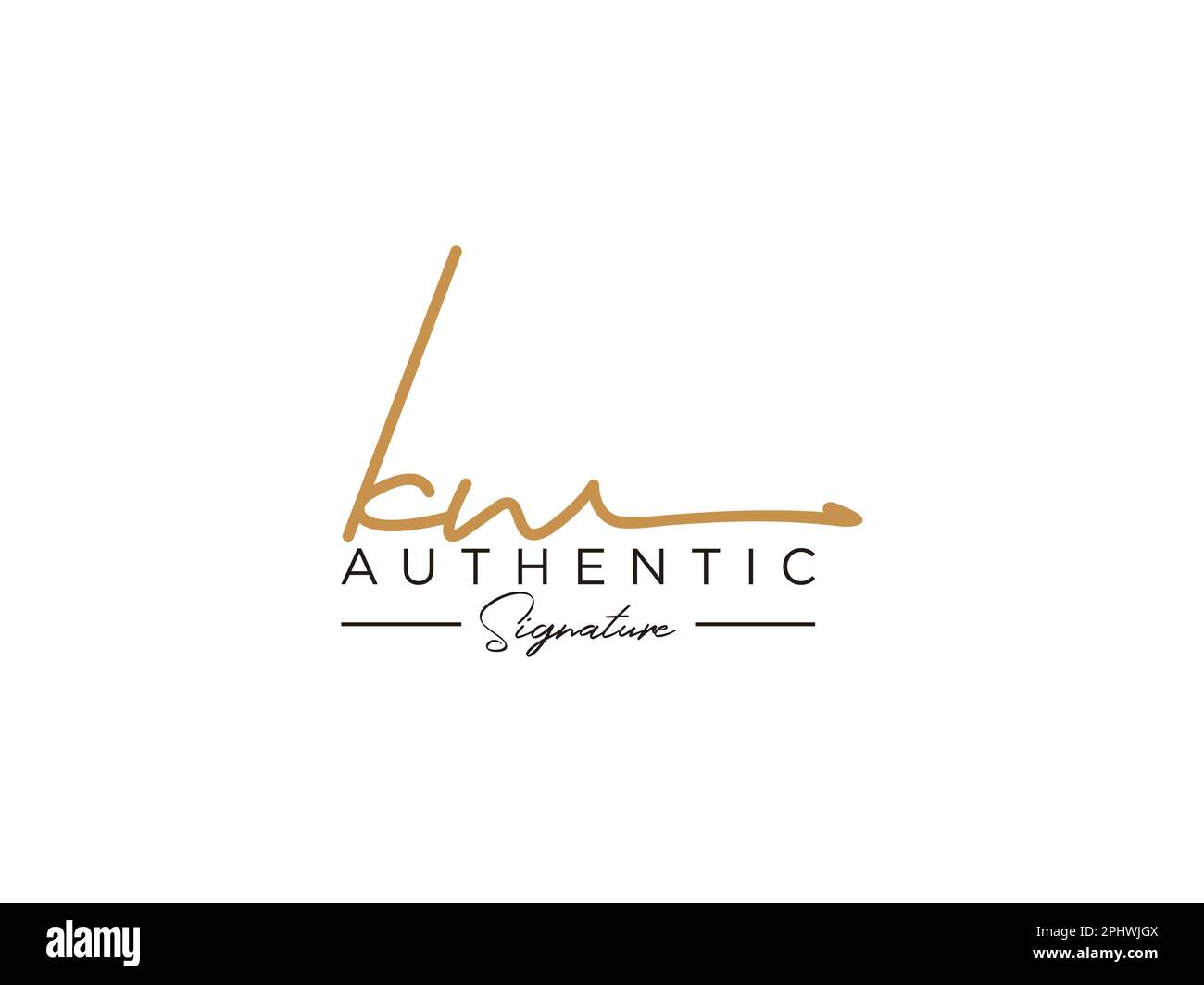 Letter KW Signature Logo Template Vector Stock Vector Image & Art - Alamy
