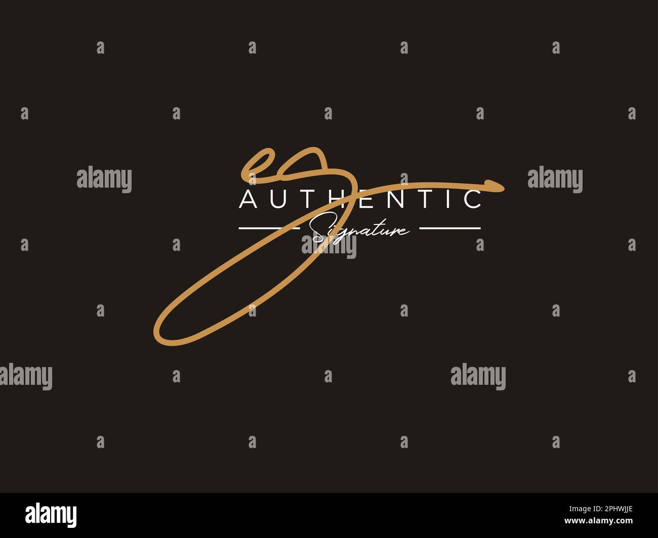 Letter EG Signature Logo Template Vector Stock Vector Image & Art - Alamy